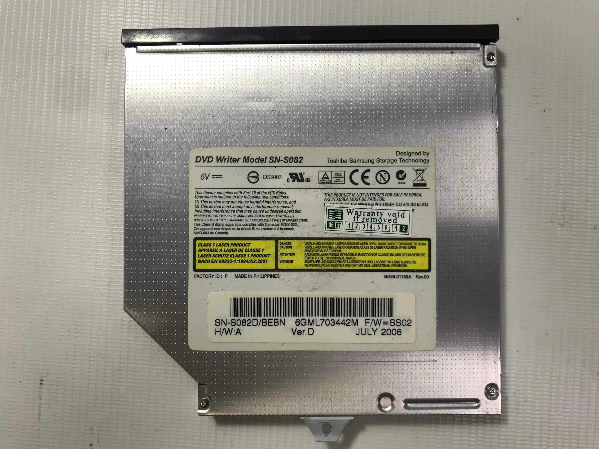 Привод DVD+RW для RoverBook Pro 550