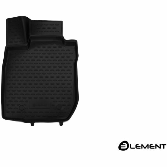 Коврик 3D в салон Element для RENAULT Logan, 2004-2009, 2010-2014, передний левый, полиуретан, 1шт