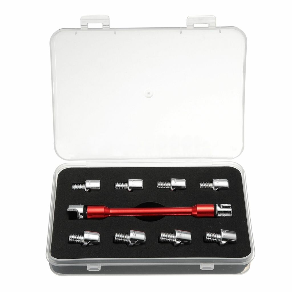 Инструменты для ремонта мотоциклов, Ключ для спиц мотоцикла - красный, 1 комплект