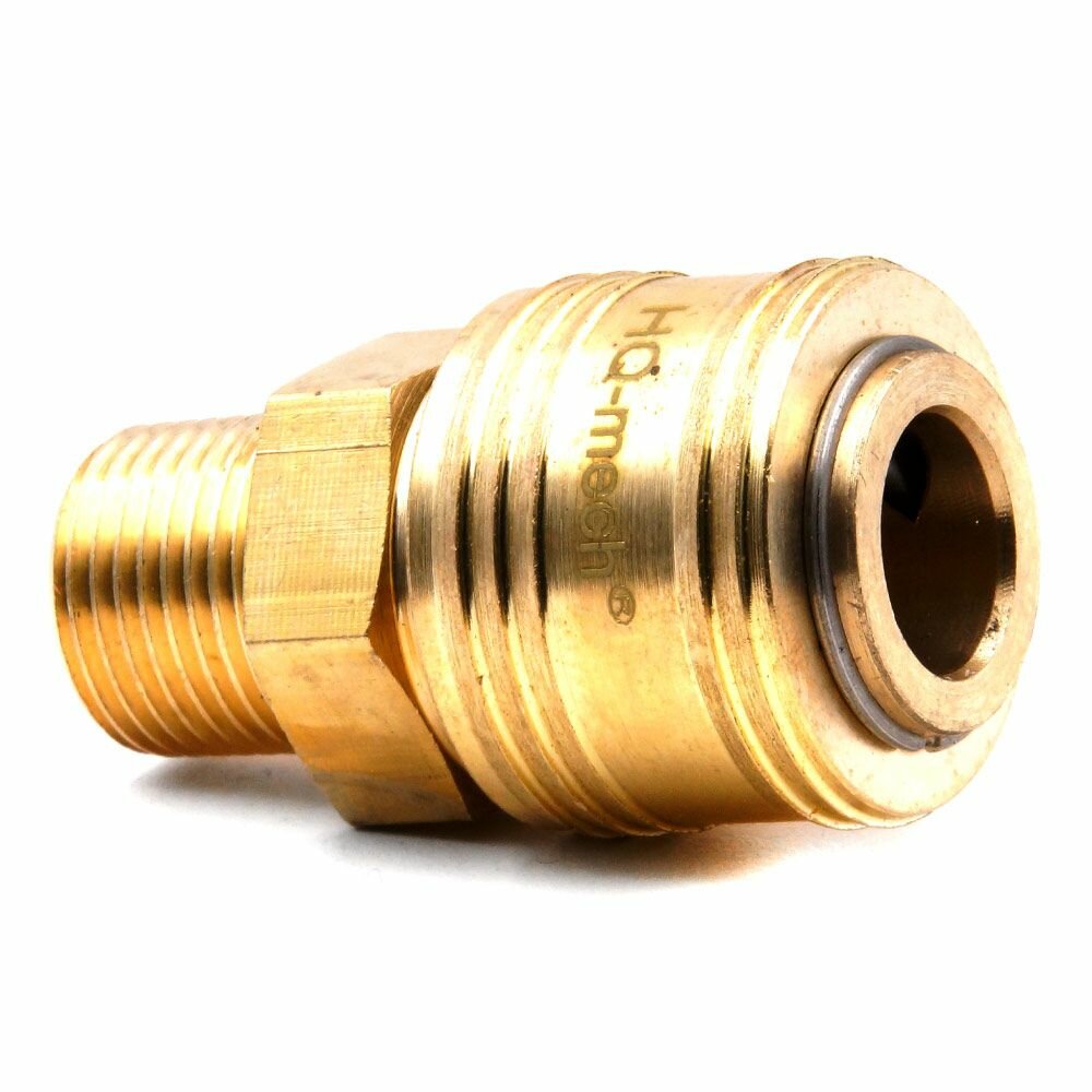 Быстросъем HQ-SM38 мама-нар. резьба 3/8" (латунь)