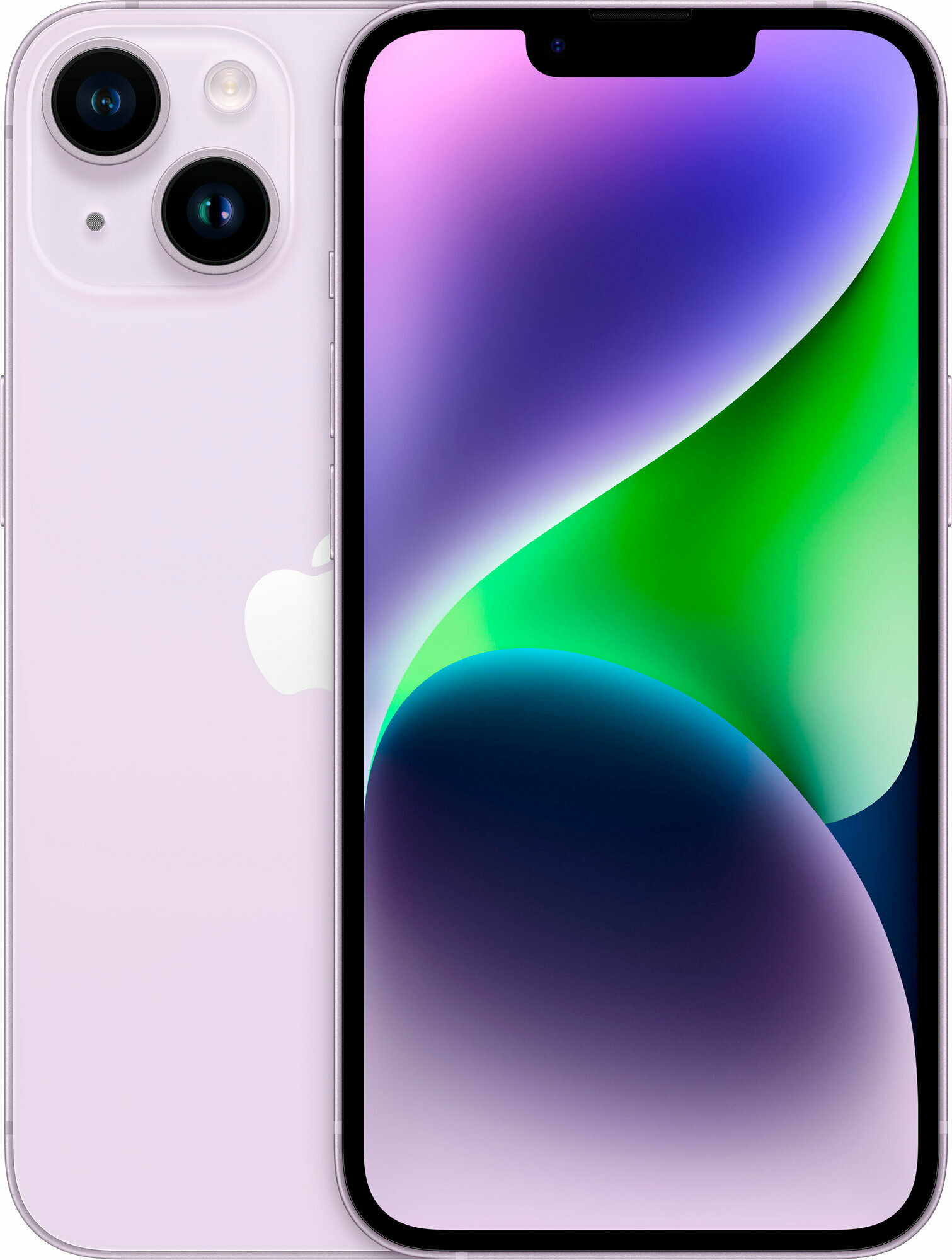 Смартфон Apple iPhone 14 , OLED-экран, 6GB/256GB, NFC, 6.1", пурпурный