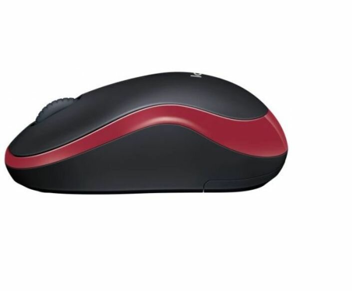Мышь Logitech M185 Wireless, оптическая, беспроводная, черная — фото 1