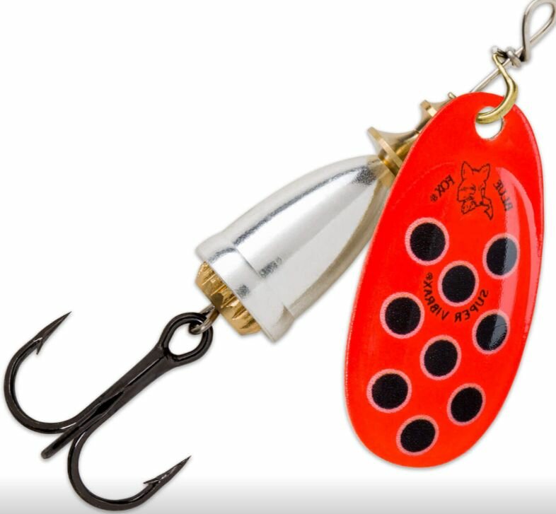 Блесна Vibrax Hot Pepper 4 (Blue Fox), вращ, масса 10гр - RBS