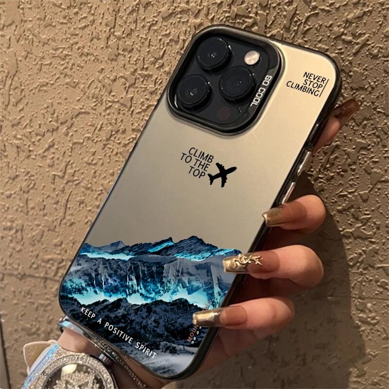 Чехол для iPhone 16 Mountain Peak Aircraft, цвет 5