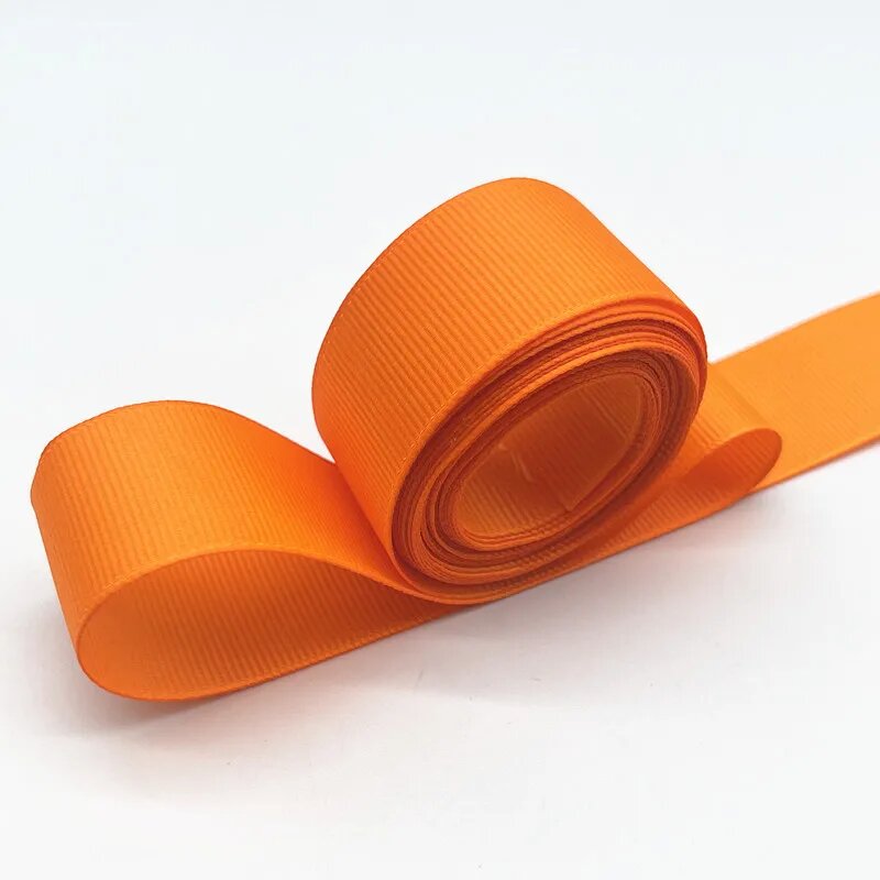 Цветная репсовая лента MYXHBBGT 5 ярдов Оранжевый, 14, 10mm(5yards)