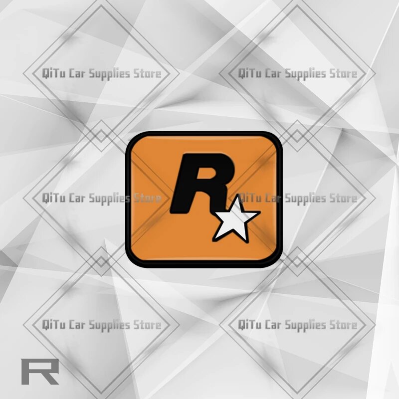 Значок R Star GTA, эмблема на решетку радиатора автомобиля