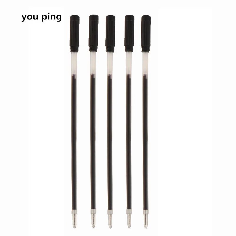 Шариковые ручки You Ping, 5шт, черные, гелевые