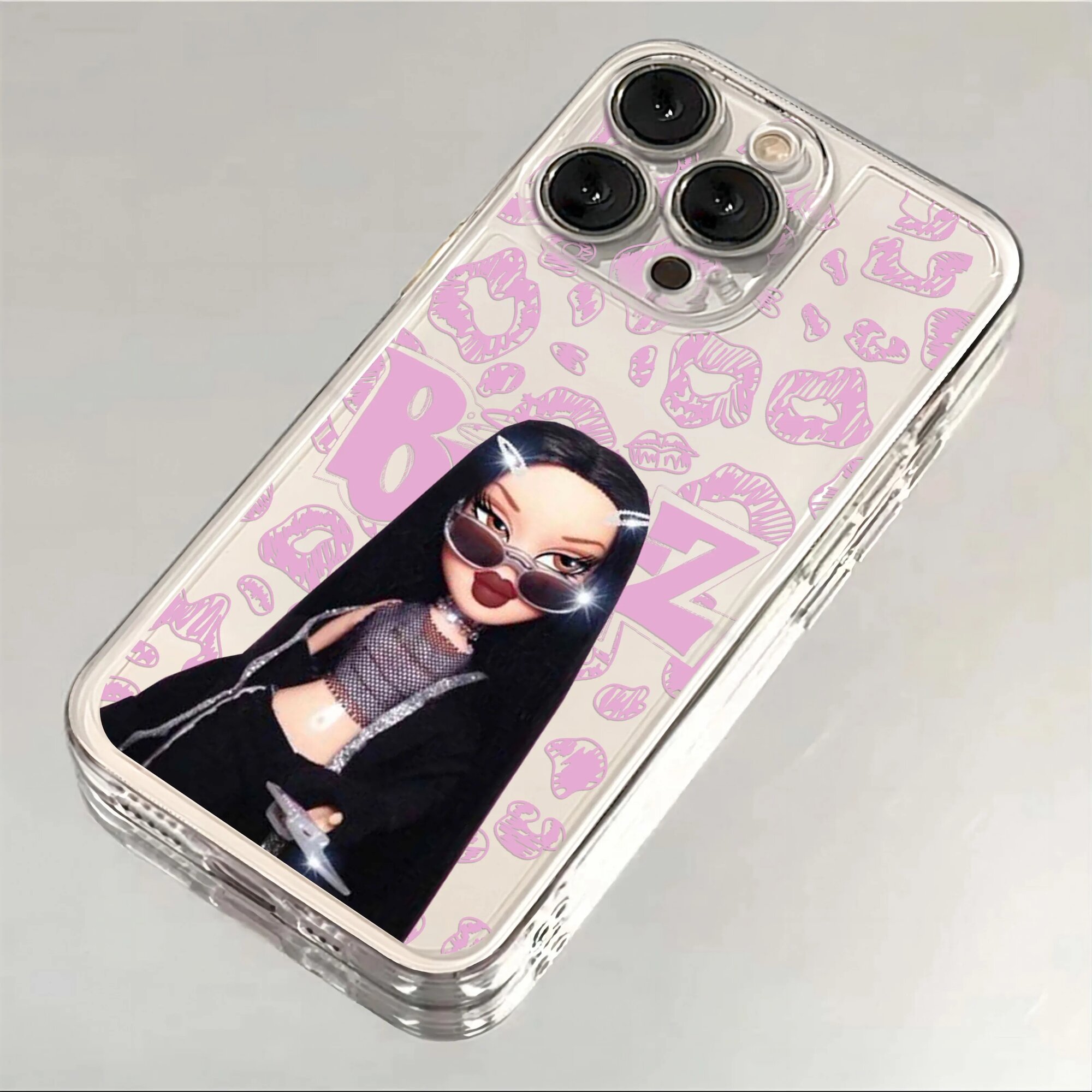 Чехол для iPhone 16 ProMax с Bratz, прозрачный, T-197TM2481026