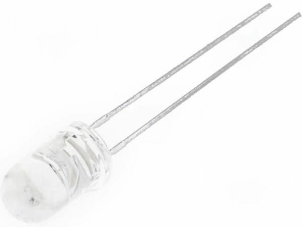 ИК-светодиод KINGBRIGHT L-53F3C светодиод маломощный выводной круглый с прозрачной линзой, твердотельный инфракрасный диод, монтаж THT, 5 мм, 940 нм прозрачный, 1 шт