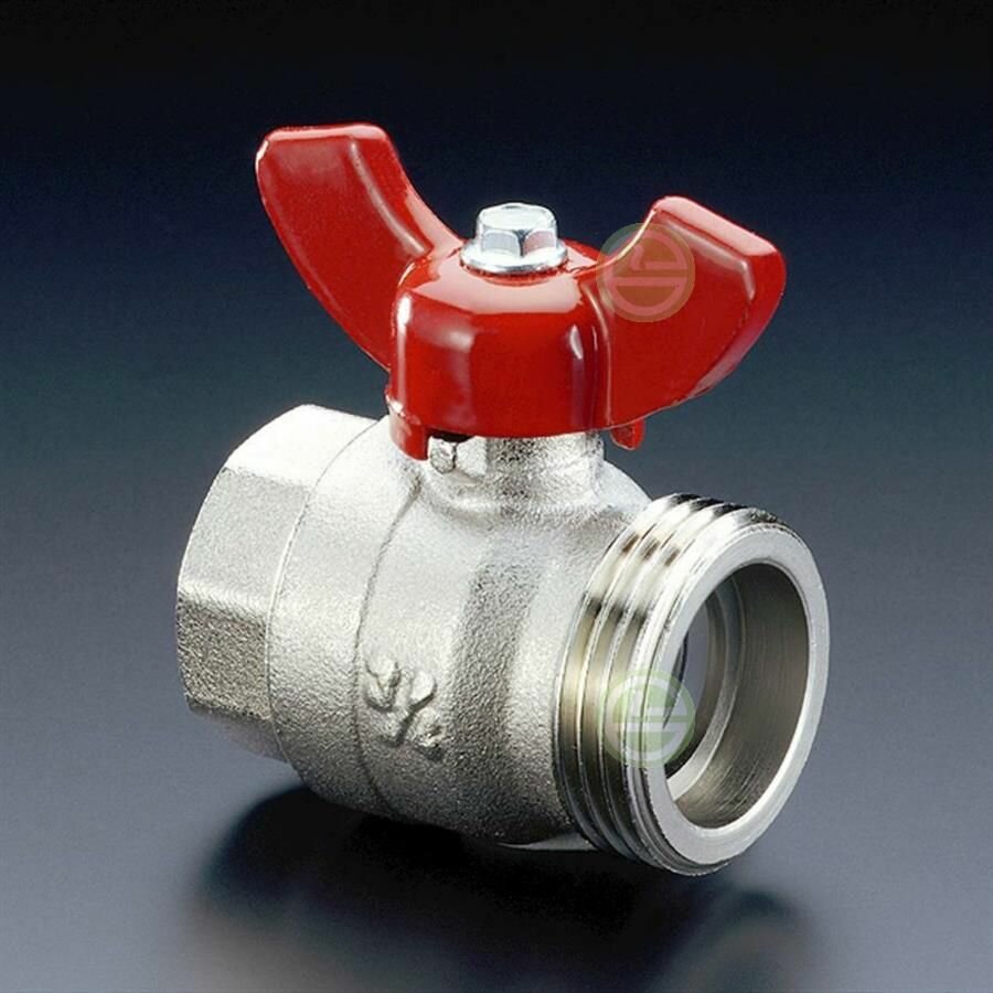 Шаровый кран с плоским уплотнением Oventrop Дн 25 G1BPxG1HP