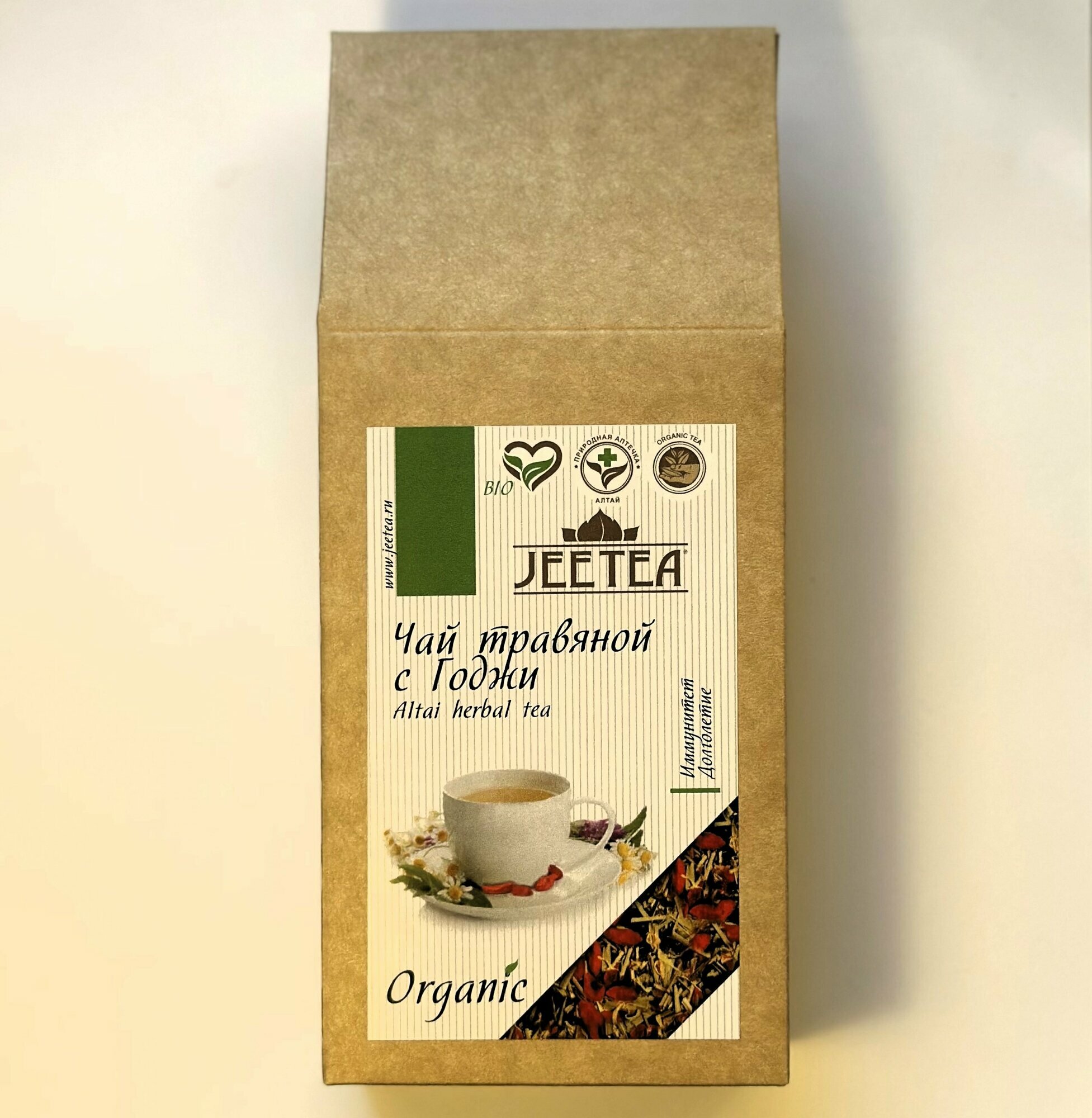 Чай травяной с Годжи (Алтай) JEETEA, 2 х 50 гр