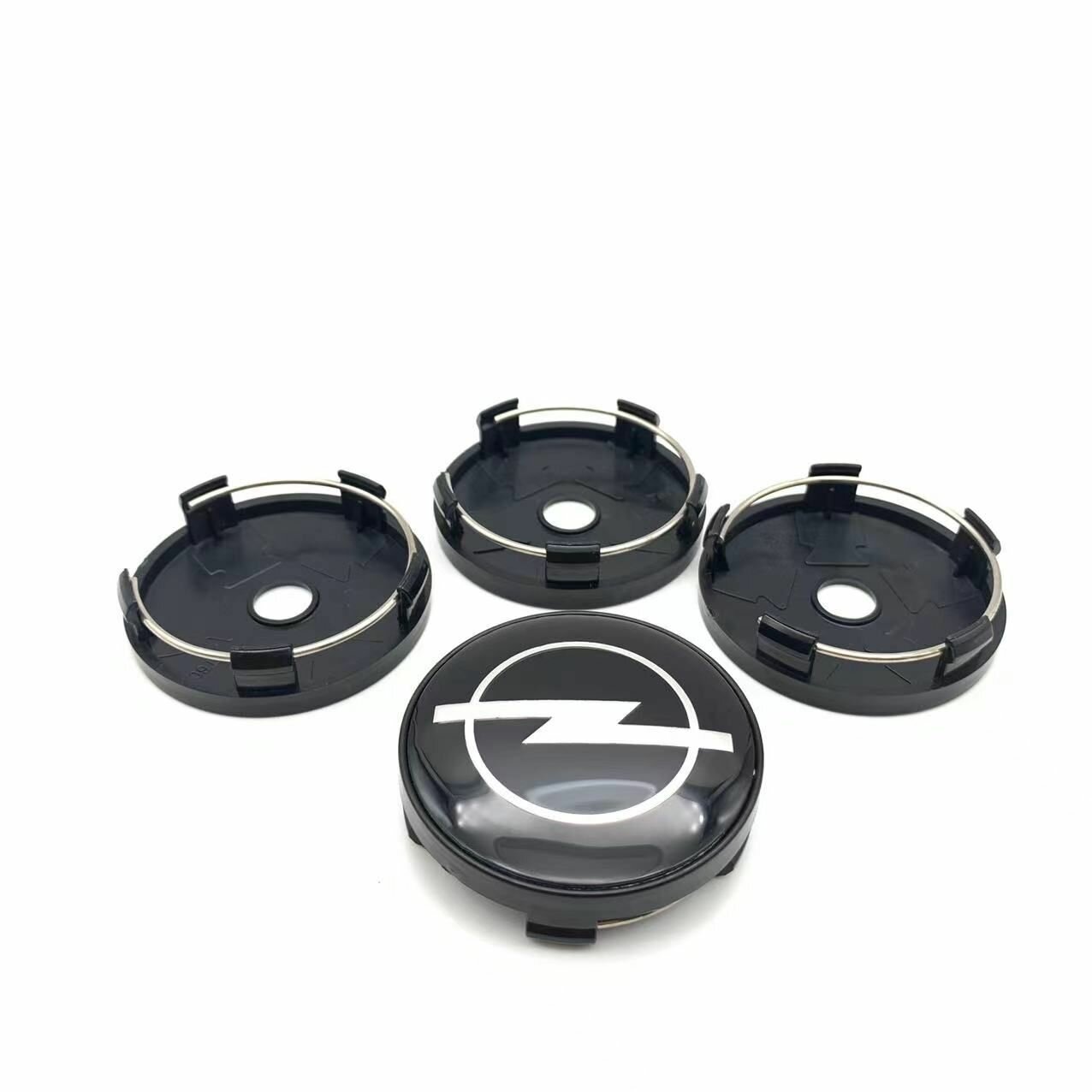 Колпачки заглушки на литые диски Opel/Опель 60/56/10 мм, 4 шт.