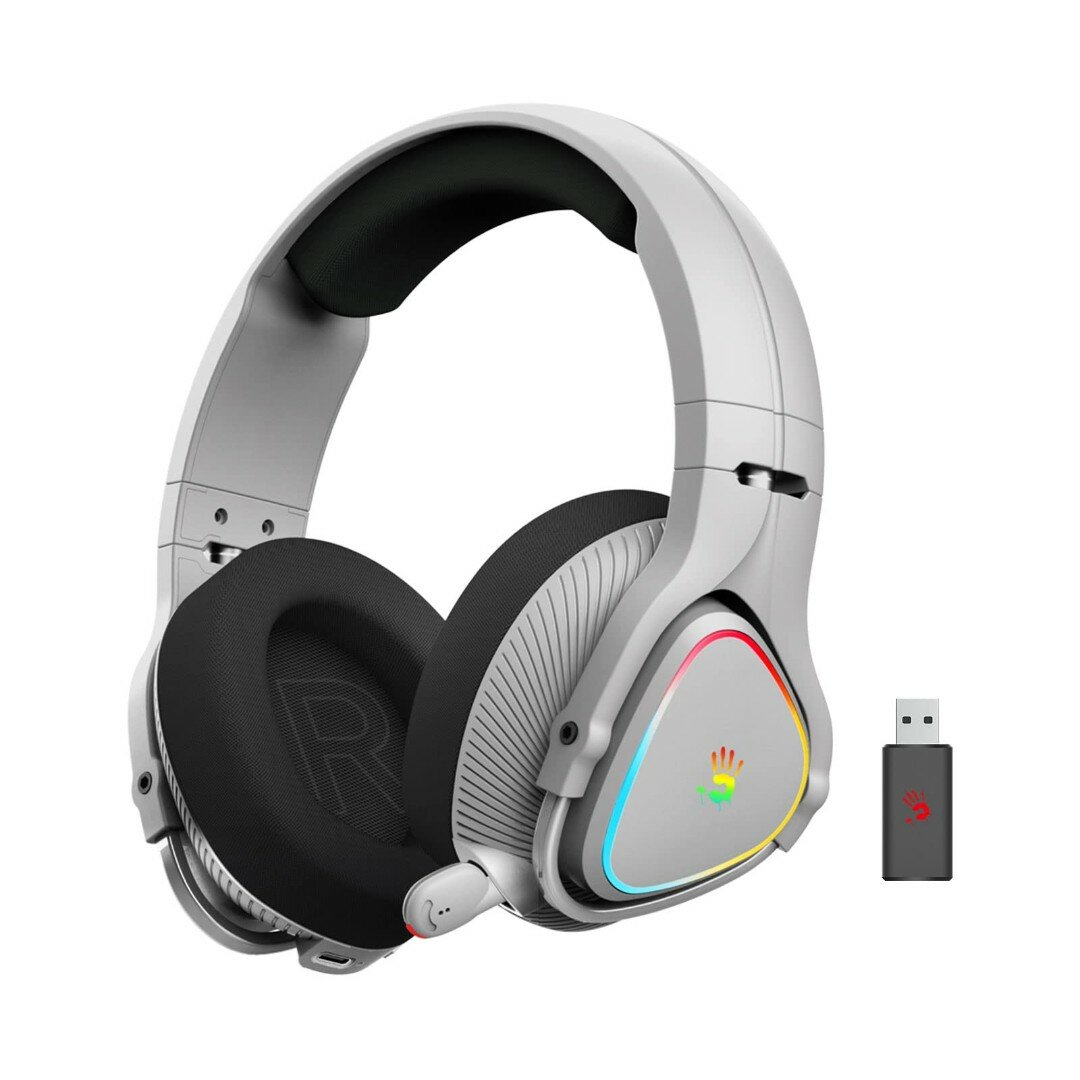 Наушники с микрофоном A4Tech Bloody MR710 серый