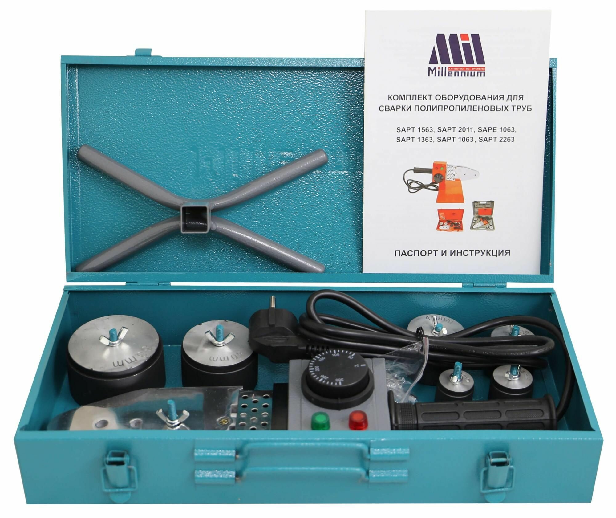 Сварочный аппарат для полипропиленовых труб 20-63 1000 Вт Millennium SAPT1063