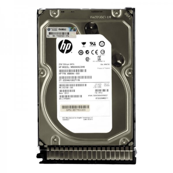 Жесткий диск HP 858649-001 2Tb 7200 SATAIII 3.5" HDD