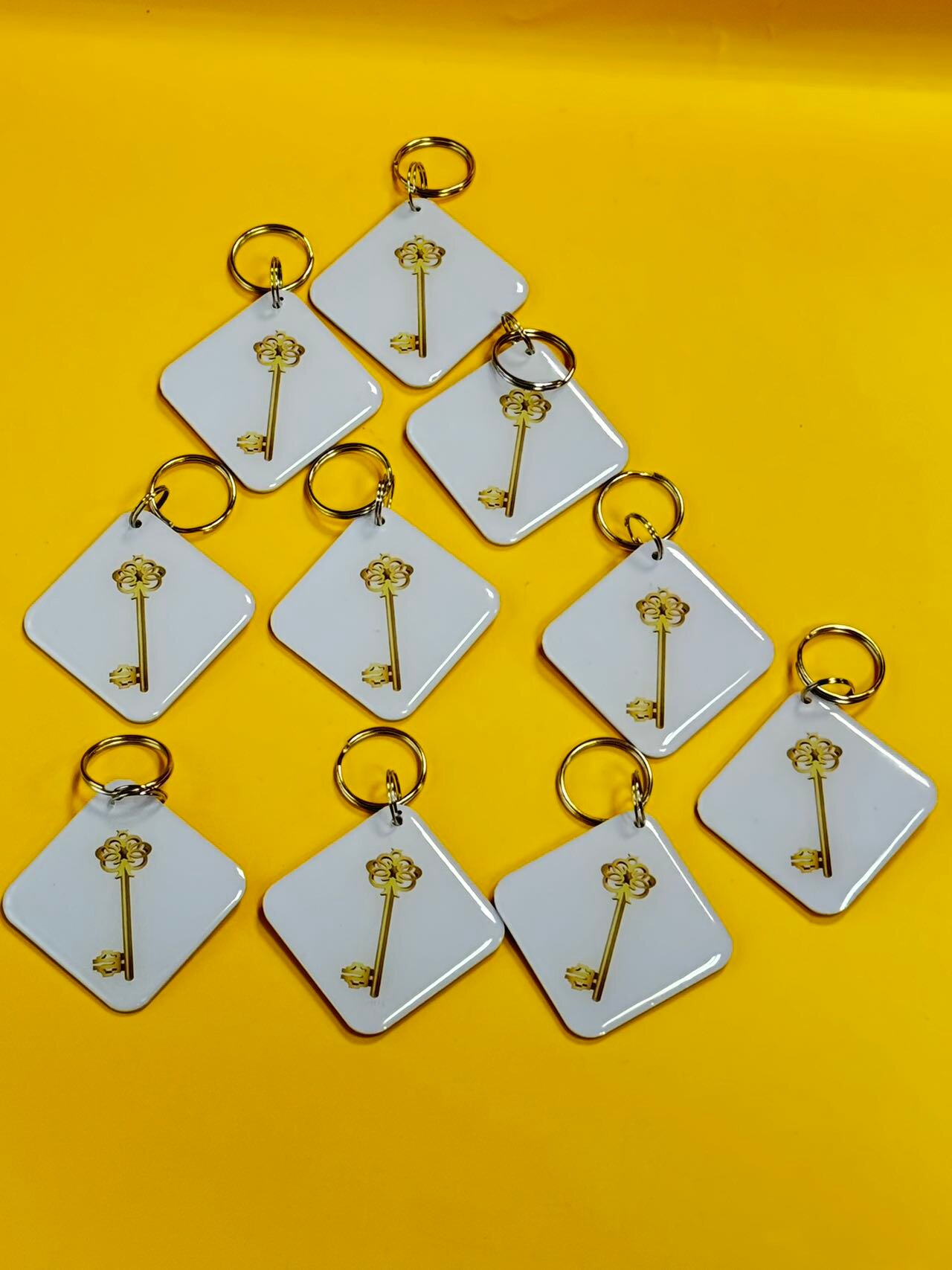 Прокси RFID Т5577 125Khz Бесконтактный белый квадрат 40*40мм 10 штук