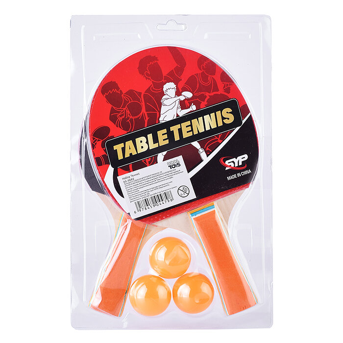 Набор для настольного тенниса 00-5682 (2 ракетки, 3 мяча) на блистере