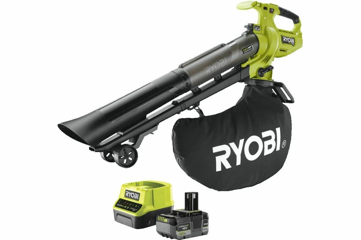 Бесщеточный садовый пылесос-воздуходувка Ryobi ONE+ 18В RY18BVXA-150 5133005666