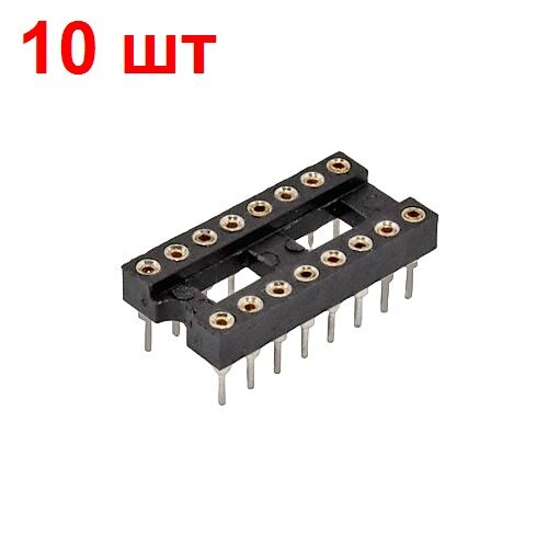 Панелька цанговая SCSM-16 10 шт. ширина-10,16мм шаг-2,54мм