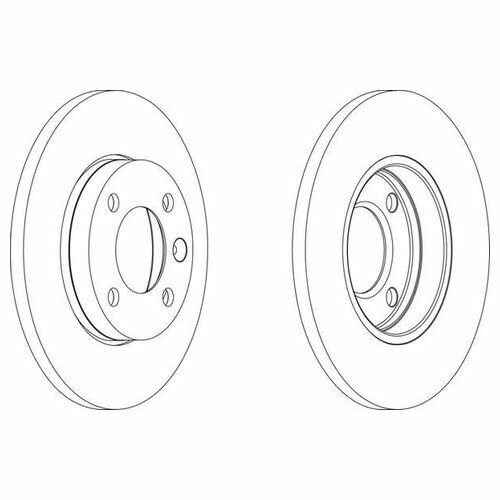 Диск тормозной Ferodo DDF103