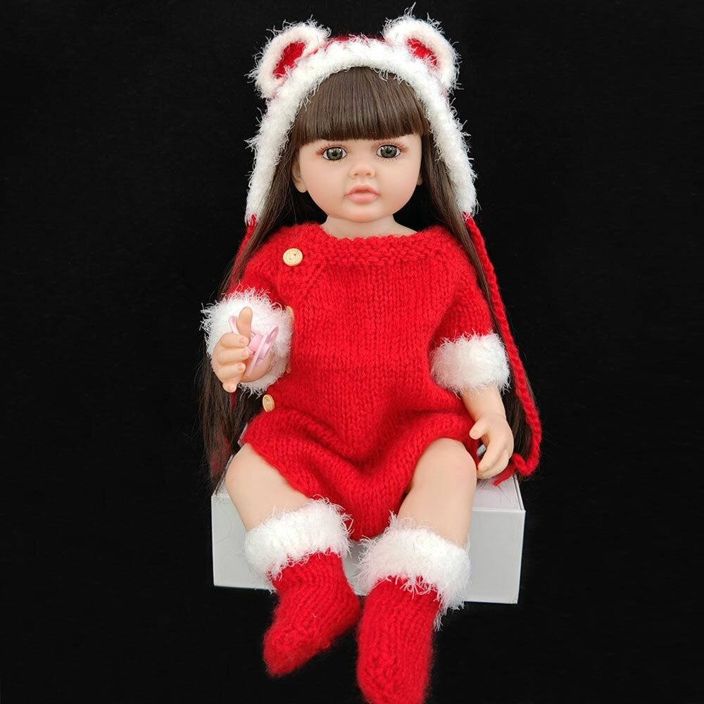 Кукла реборн Интерактивная кукла для девочки Функция русского диалога Высота 55 см