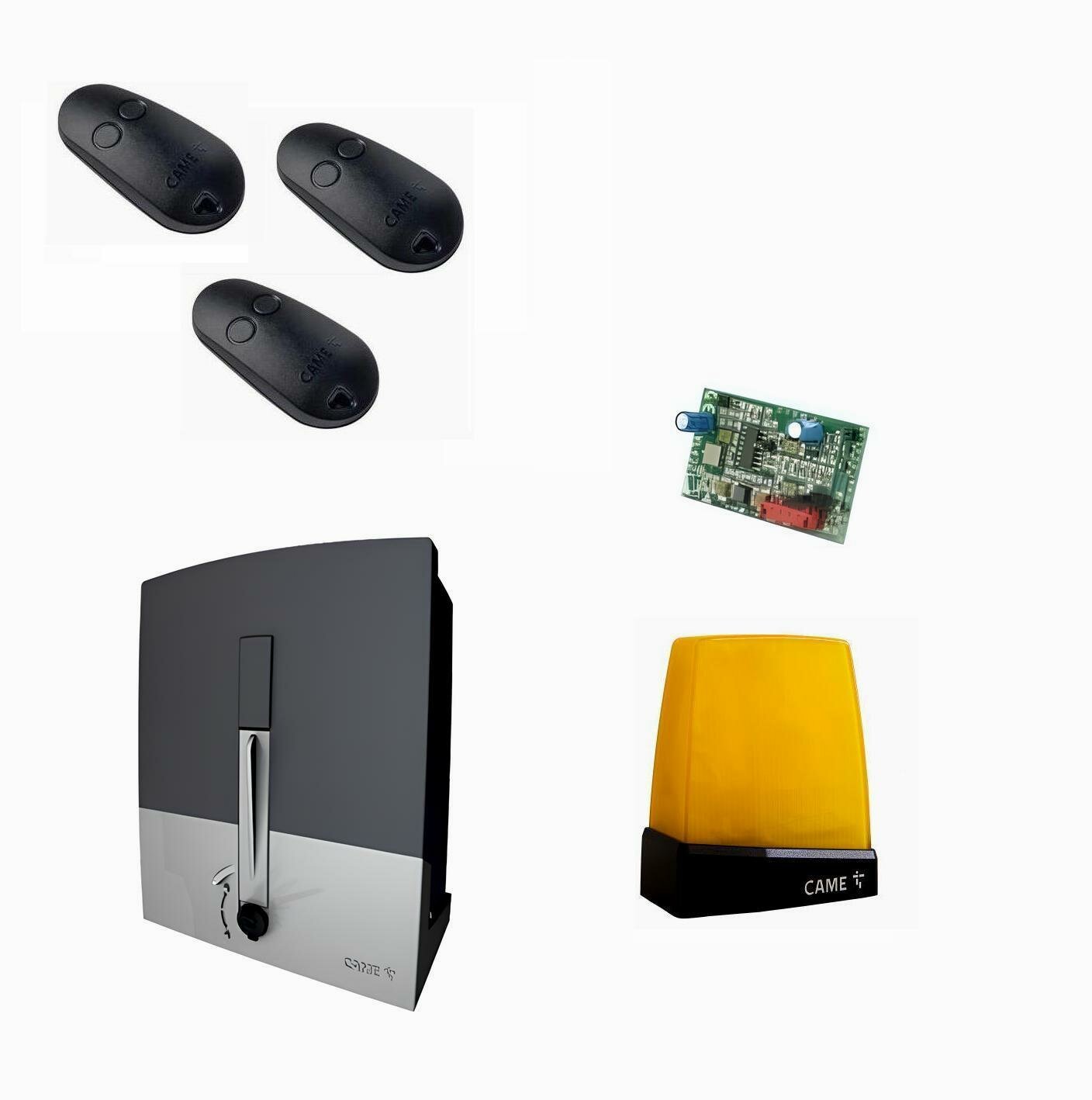 Автоматика для откатных ворот BXL04AGS KIT-L-Т3, комплект: привод, радиоприемник, 3 пульта, лампа, антенна