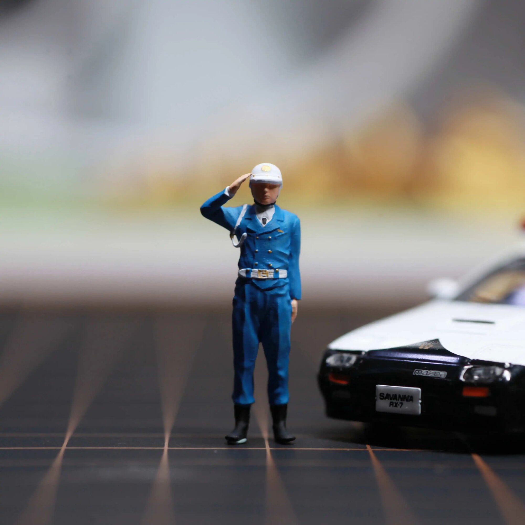 King Toys Масштабные фигурки полиции из смолы 1:64 1:87 1:43 1-64 unpainted