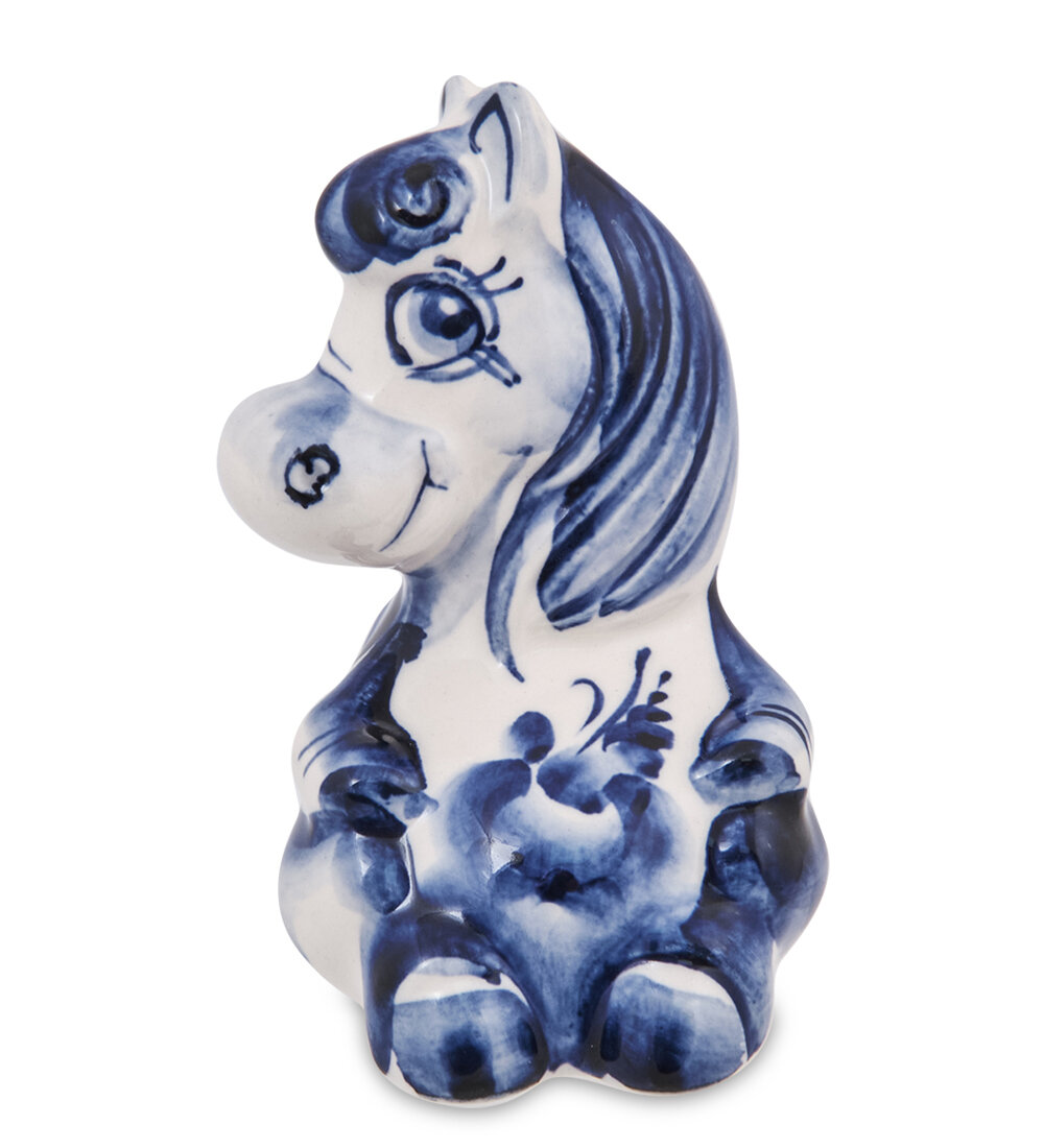 Фигурка Лошадка-Маруся (Гжельский фарфор) ГЛ- 952 113-701202