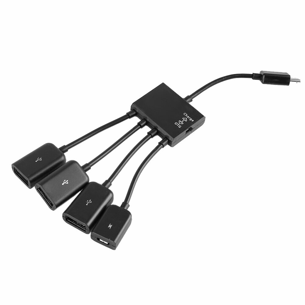 Micro USB HUB OTG зарядка хост -хост кабельные шнурные карты конвертер конвертер конвертер