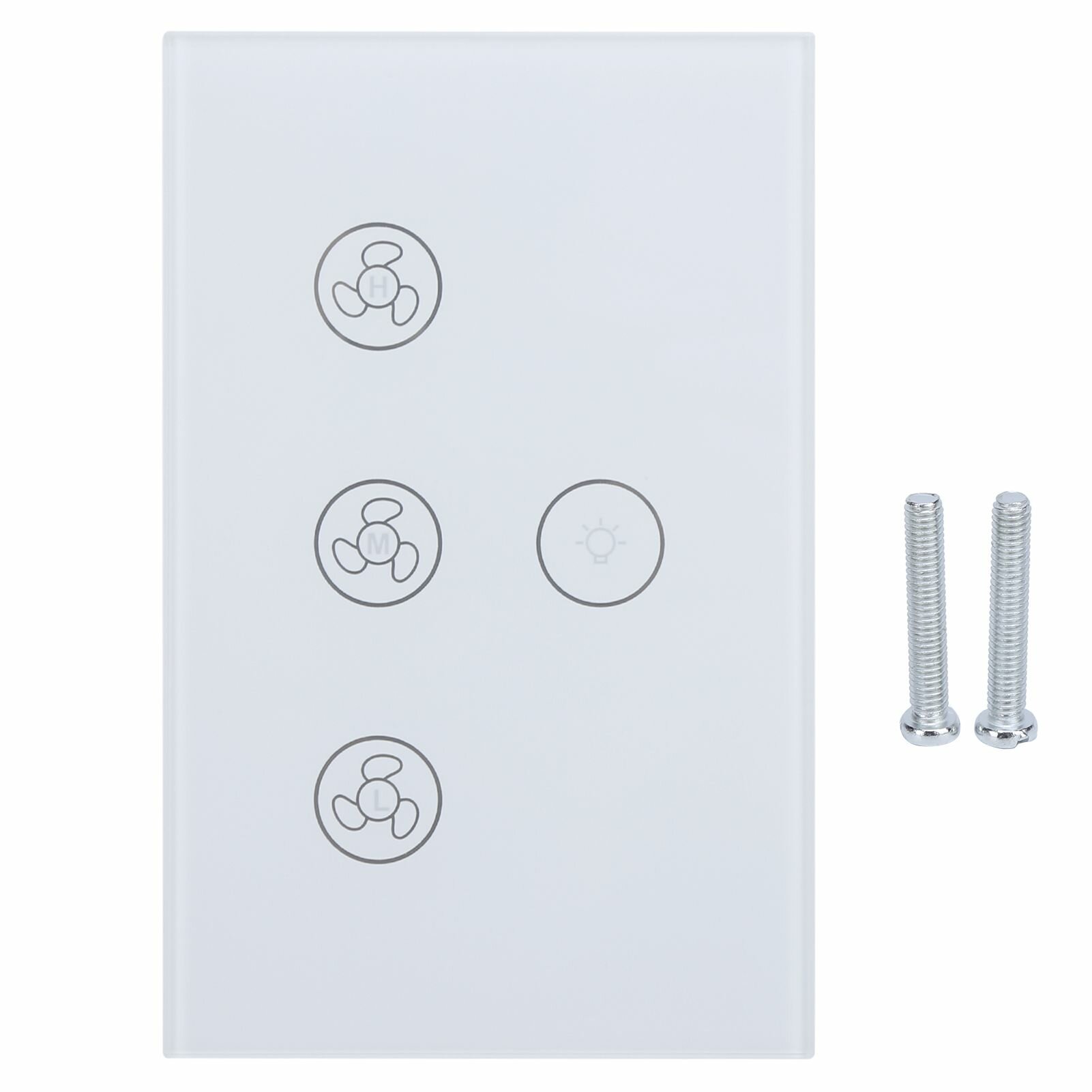 Смарт WiFi вентилятор с лампой, сенсорный переключатель, управление голосом, совместим с Google Home, 150Вт, для умного дома