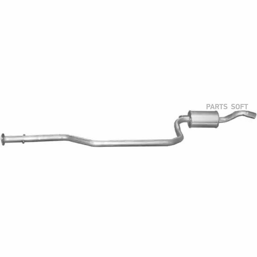 Глушитель средняя часть Ford Fiesta 1.4i, 1.8D 95-00, Ford Puma 1.4i 98-01, Mazda 121 1.8D 96-00 от официального дистрибьютора, POLMOSTROW, артикул 08189