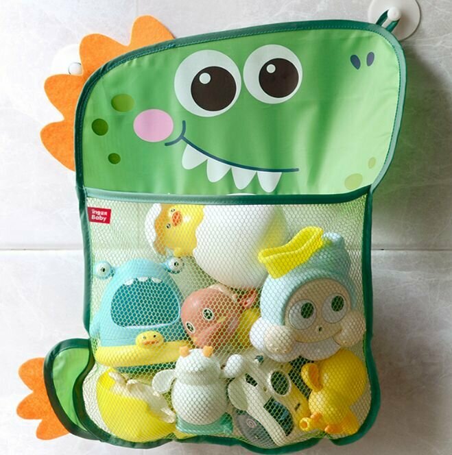 Сетка для хранения игрушек в ванной(зеленый)