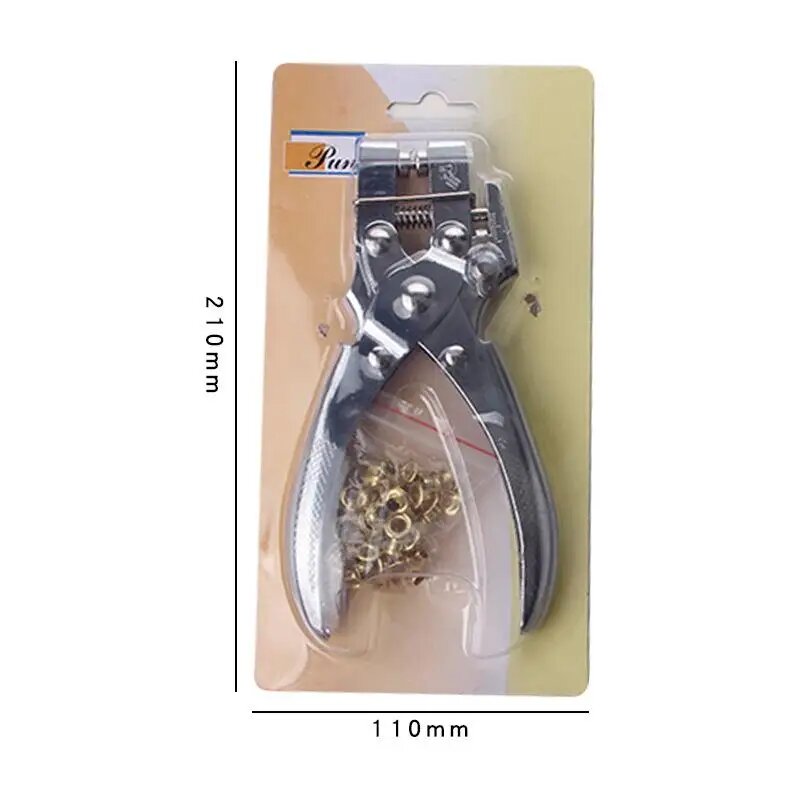 Металлические люверсы 5 мм с инструментом для установки A2