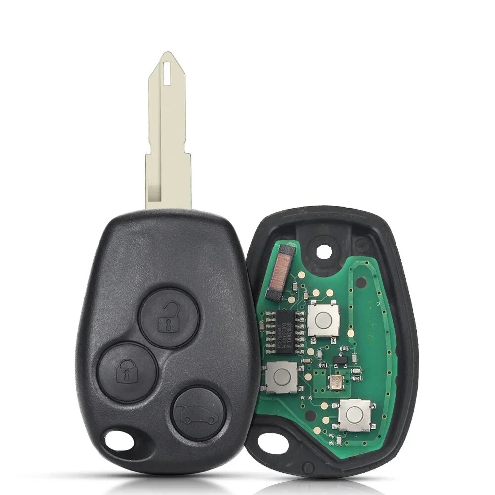 KEYYOU 3 кнопки дистанционный Автомобильный ключ PCF7946/7947/7952E чип 434 МГц для Renault Trafic Vivaro Primastar Movano Dacia