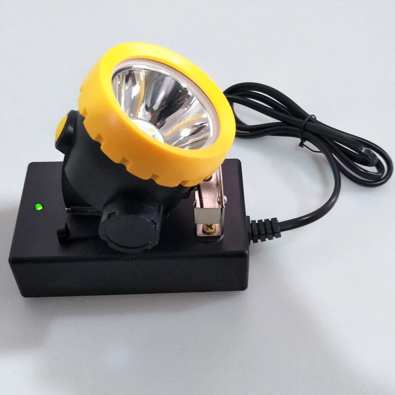 Желтый налобный фонарь SWEEPDARK BK2000 2.5LM, ЕС, с зарядкой