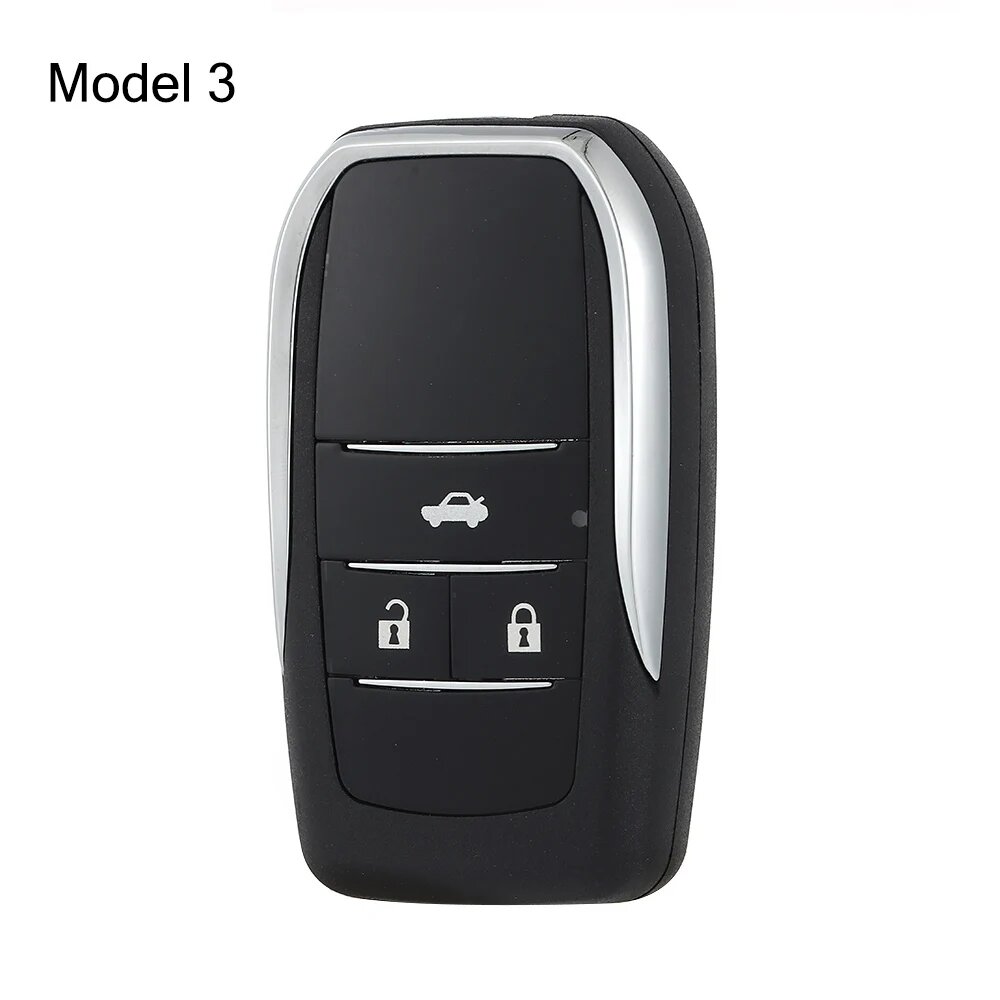 Ключ для Toyota Model 3, 3 кнопки, черный