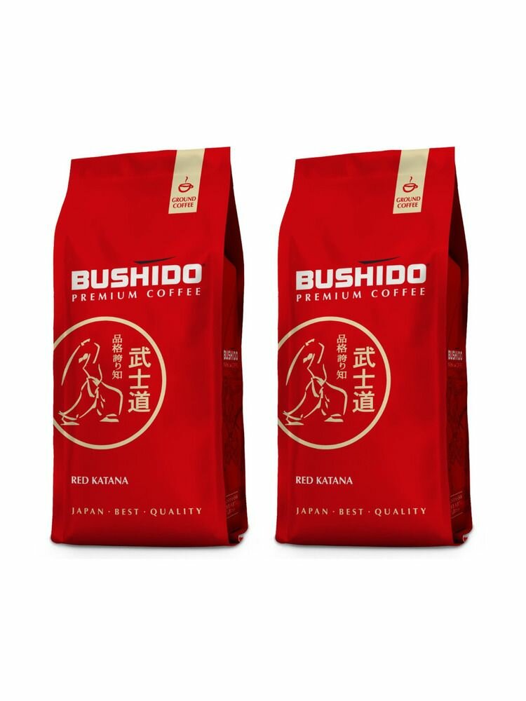 BUSHIDO Кофе Red Katana молотый, 227 г, 2 шт