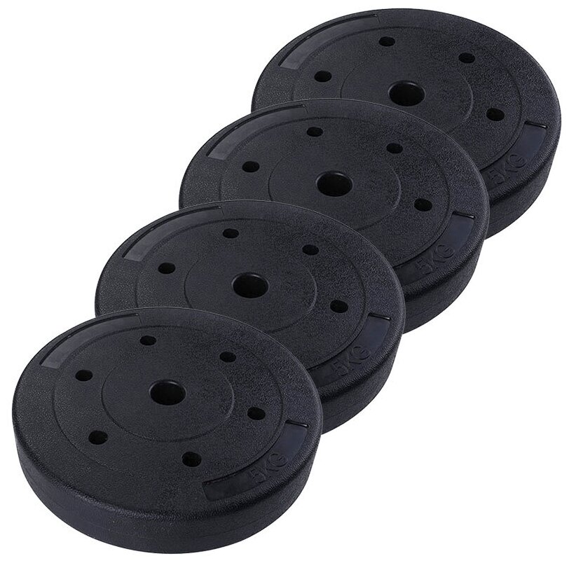 Набор пластиковых дисков Voitto V-101 5 кг (4 шт) - d26