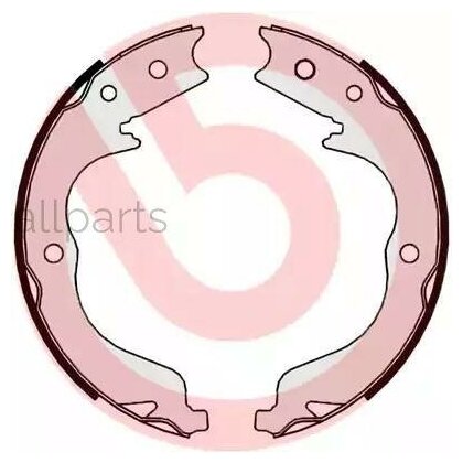 BREMBO S61542 Колодки тормозные барабанные (Сзади) Mitsubishi Lancer 07-17 / Outlander 05-12