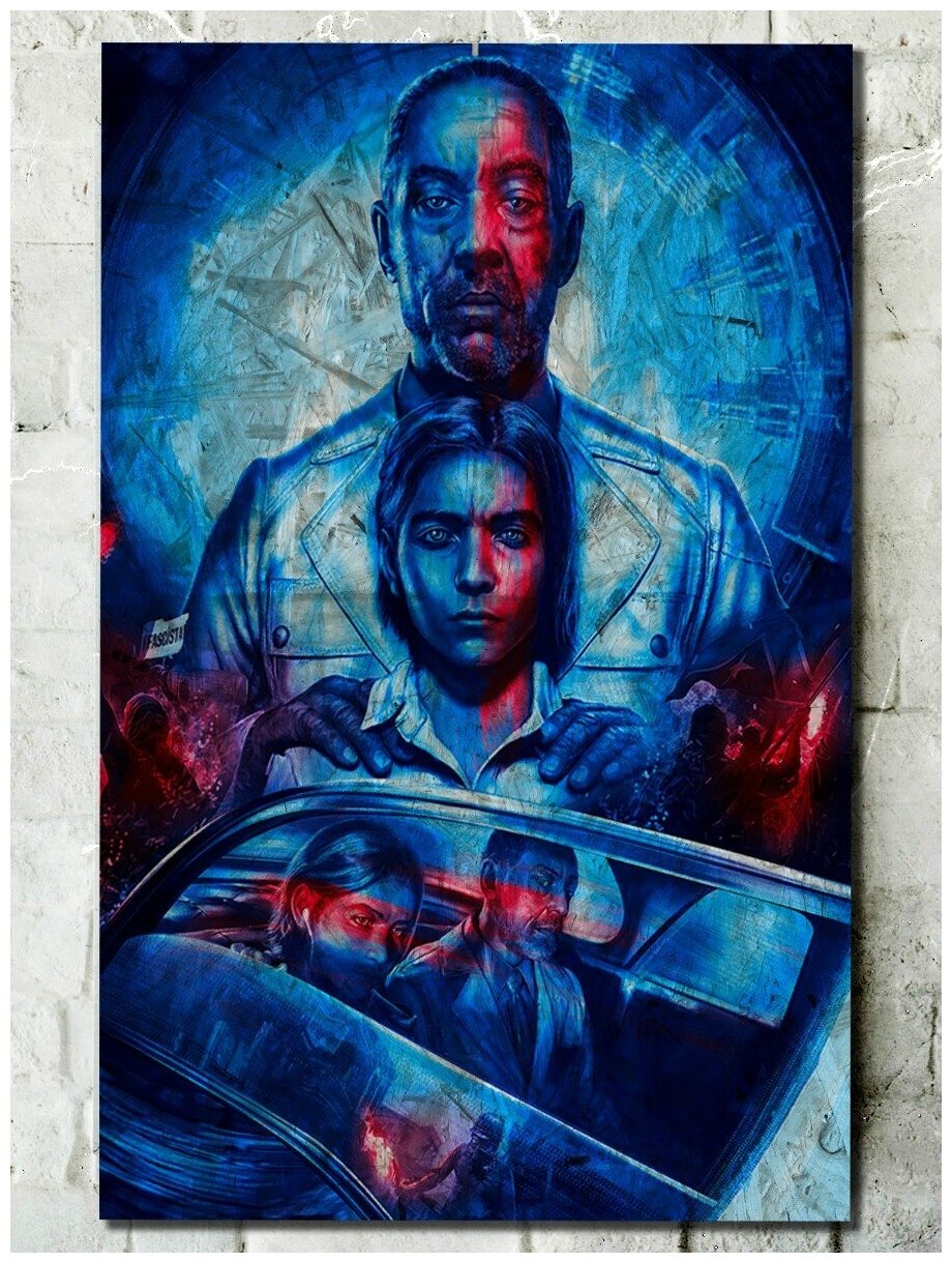 Картина интерьерная на рельефной доске ОСП игра Far Cry 6 - 7126 В