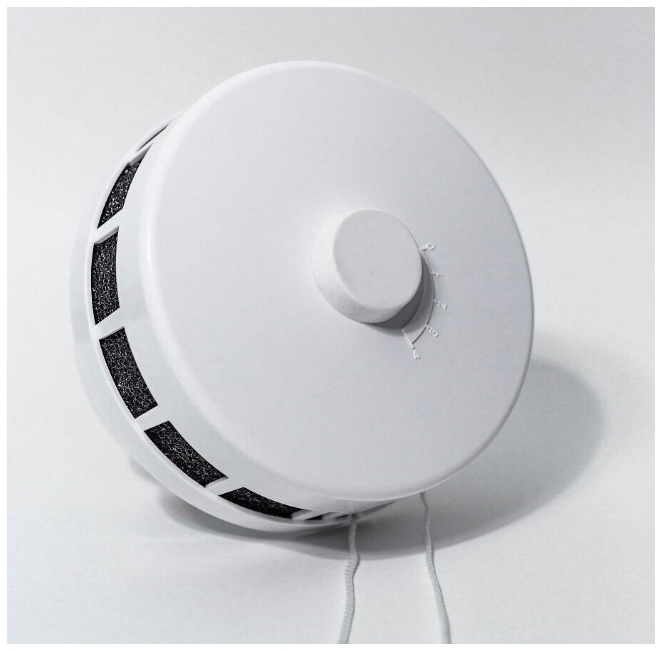 Оголовок приточного клапана КИВ-125 круглый из ABS пластика