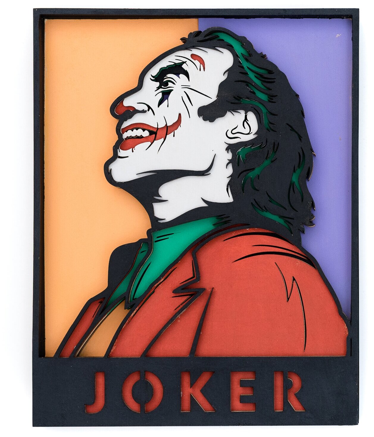 3D картина по номерам Джокер, подарочный набор для творчества, панно из дерева для раскрашивания и сборки, антистресс мандала для рисования