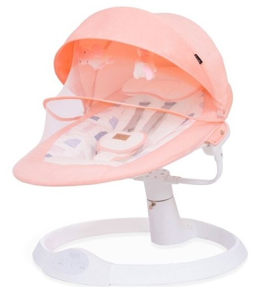 Электрокачели Nuovita Attento А1 Rosa, Bianco/Розовый, Белый