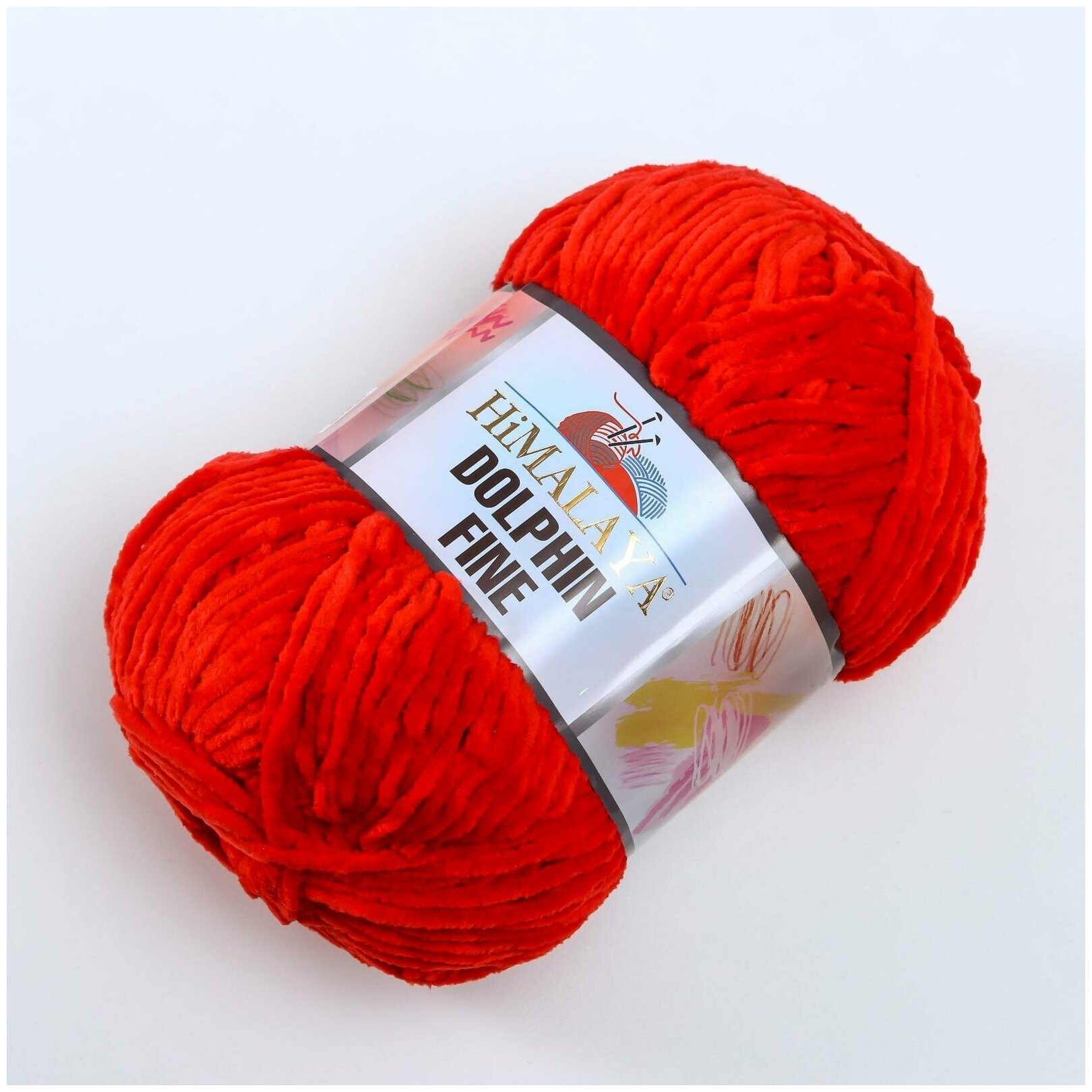 Пряжа Himalaya Dolphin Fine (18 алый) 5 шт.