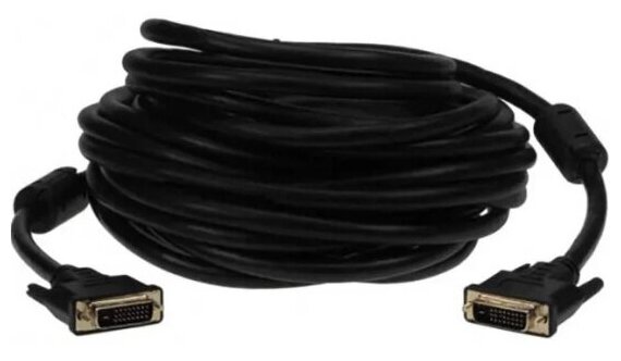 Кабель Ks-is DVI-D dual link M в DVI-D dual link M (KS-518-15) 15м