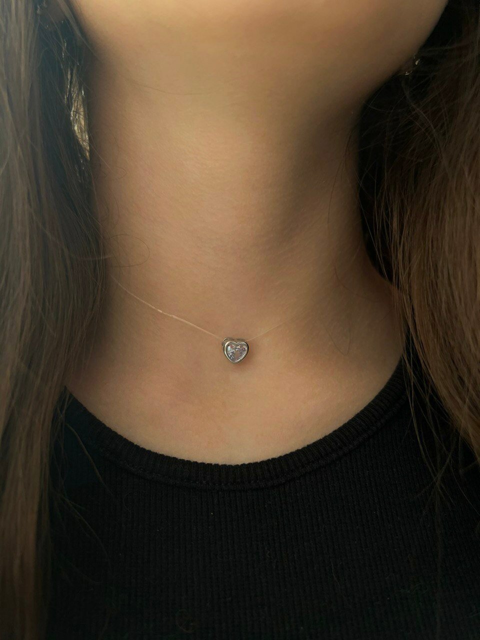 Колье, фианит