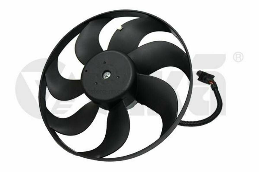 VIKA 99590017701 Вентилятор охлаждения радиатора SKODA OCTAVIA VW [Диам.345 mm] 250/60 watt