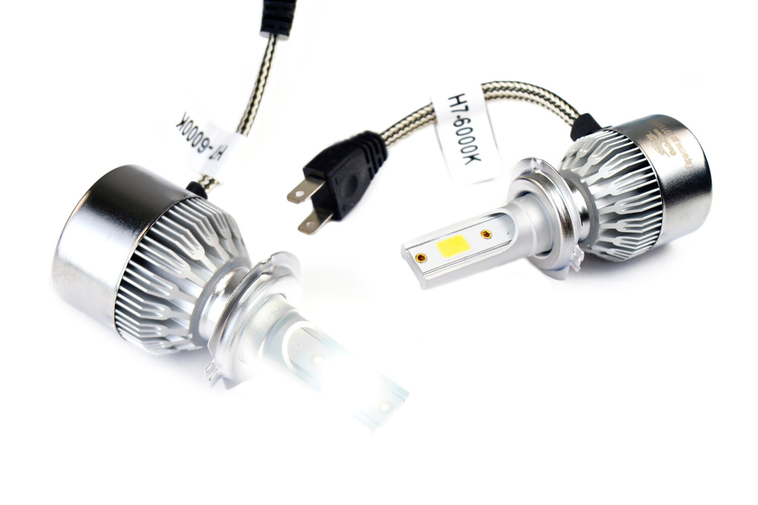 Светодиодные лампы C9 30W 6000K 3800LM, цоколь H7 на Лада Калина, Калина 2, Приора, Веста, Икс Рей, Шевроле Нива