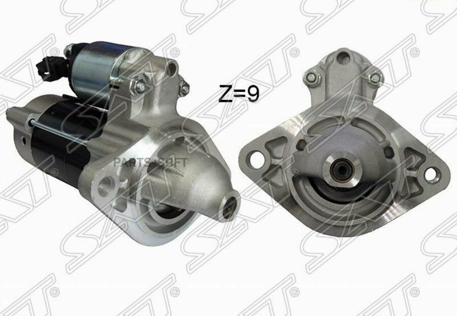 Стартер Toyota Avensis (T250) 03-08 / Corolla 00-07 (1,3 kW/ Z=9/ (восстановленный)) SAT ST-28100-0D180 | цена за 1 шт