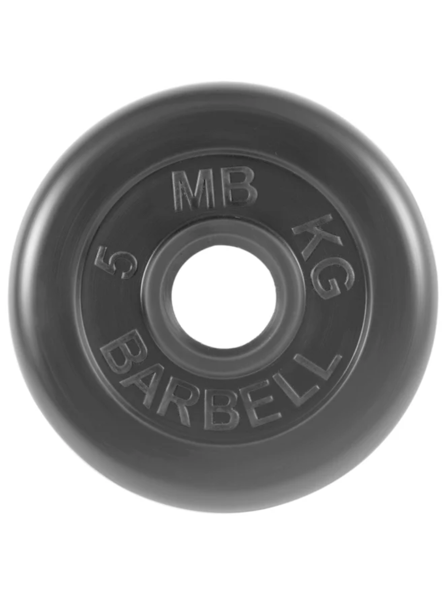 Диск MB Barbell Стандарт MB-PltB/C51 5 кг 1 шт. черный